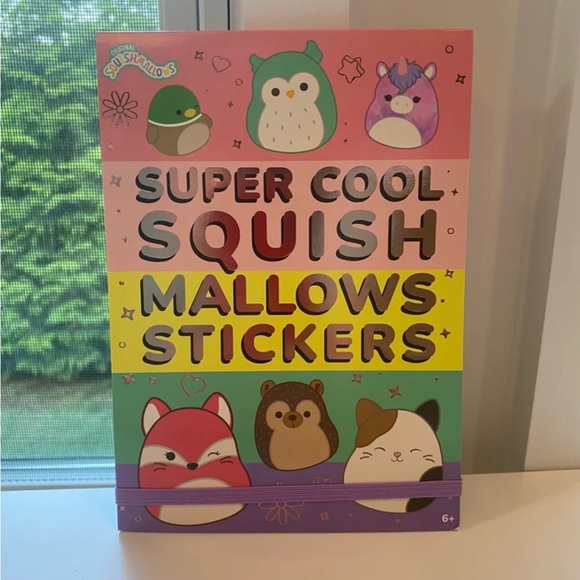 Squishmallows | Art | Nwt Squishmallows Super Cool Sticker Book | Poshmark
